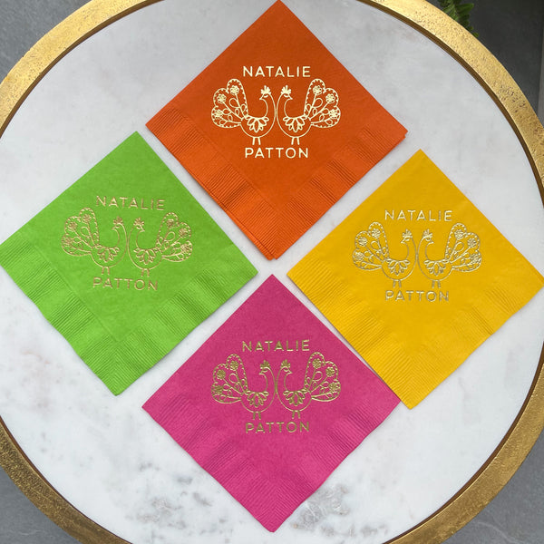 Custom Colorful 3 Ply Event Napkins Gb Design House