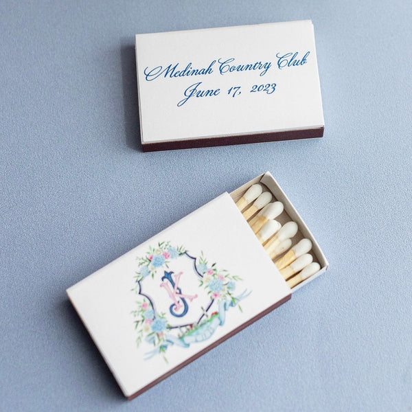Full Color Wedding Matchboxes - GB Design House