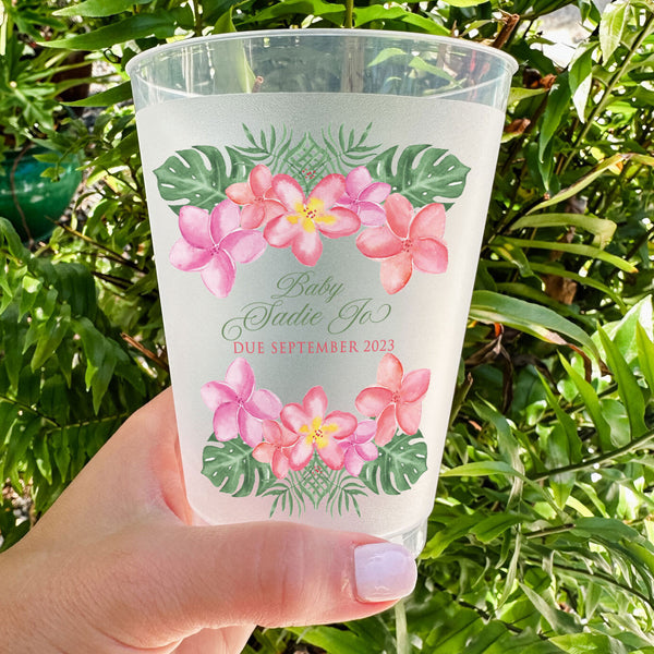 Full Color Baby Shower Shatterproof Cups - GB Design House