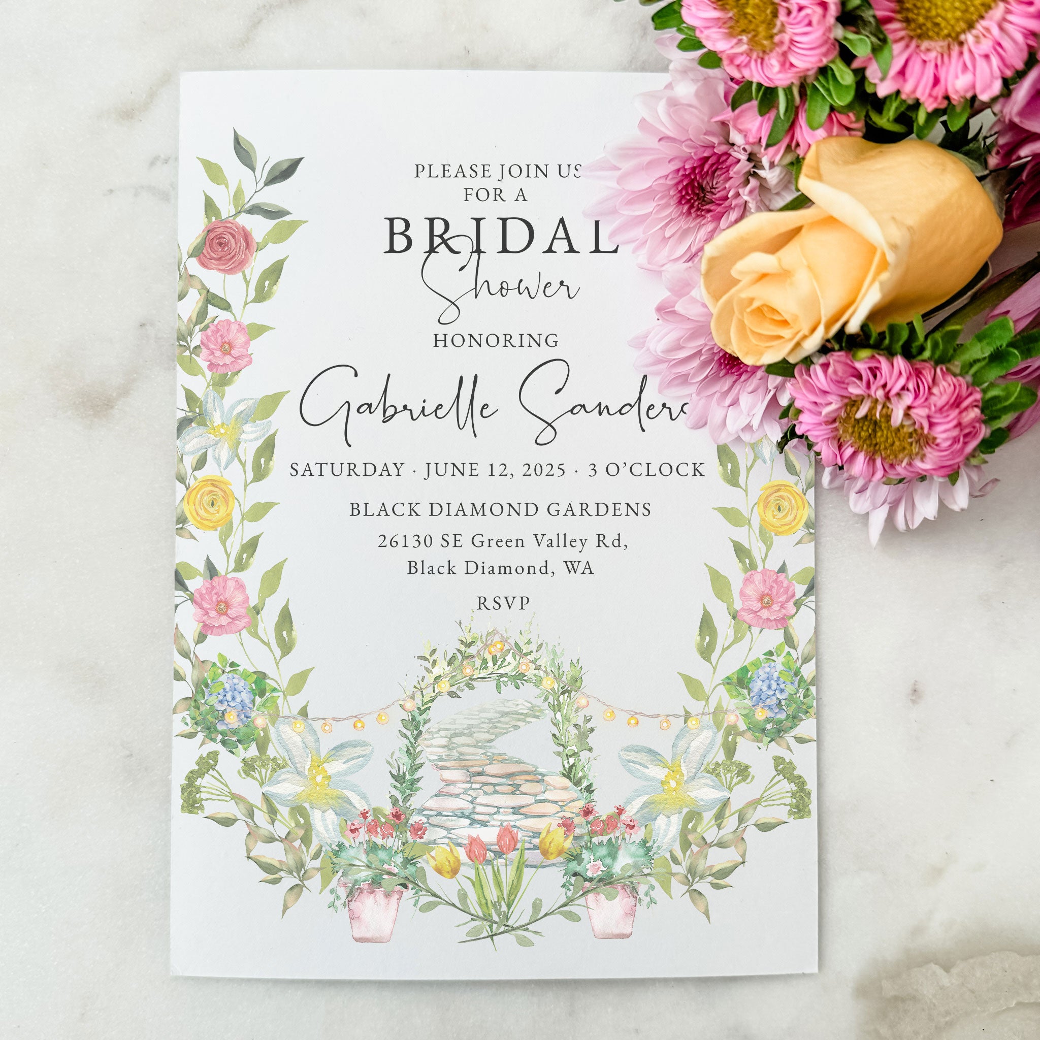 Wedding shower invitations 60 photos - Vianawedding.com