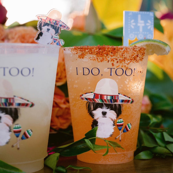 I Do Too Fiesta Full Color Shatterproof Cups - GB Design House