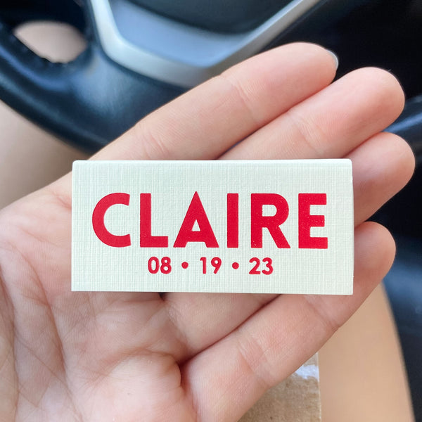 Custom First Name Premium Matches - GB Design House