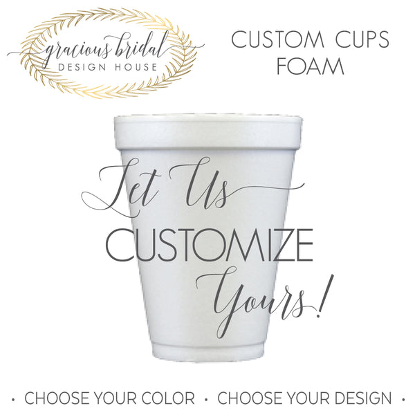Custom Styrofoam Cups - GB Design House