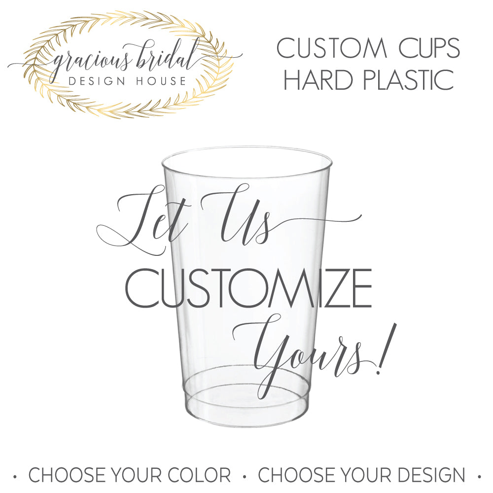 Hard Plastic Cups - GB Design House