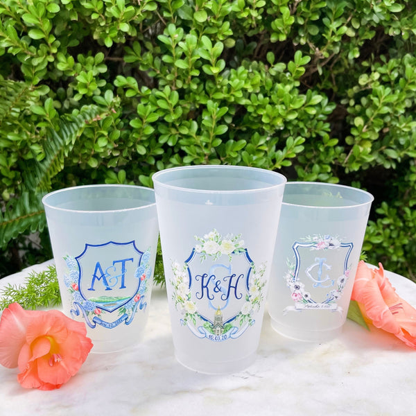 Personalized Full Color Crest Shatterproof Cups - GB Design House
