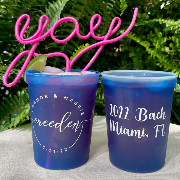 Custom Joint Bach Color Changing Cups - GB Design House