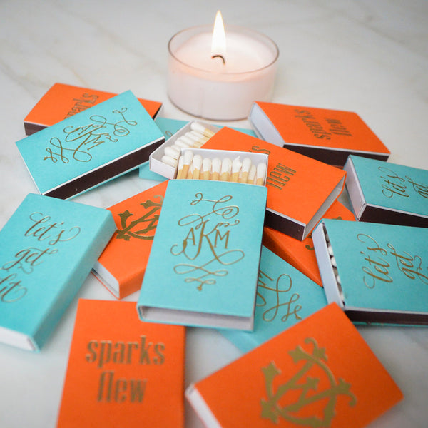 Custom Personalized Premium Matches - GB Design House