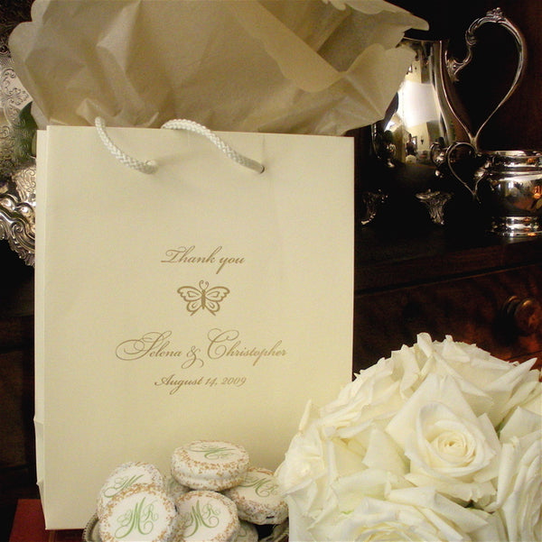 Customized Butterfly Hotel Welcome Bags - GB Design House