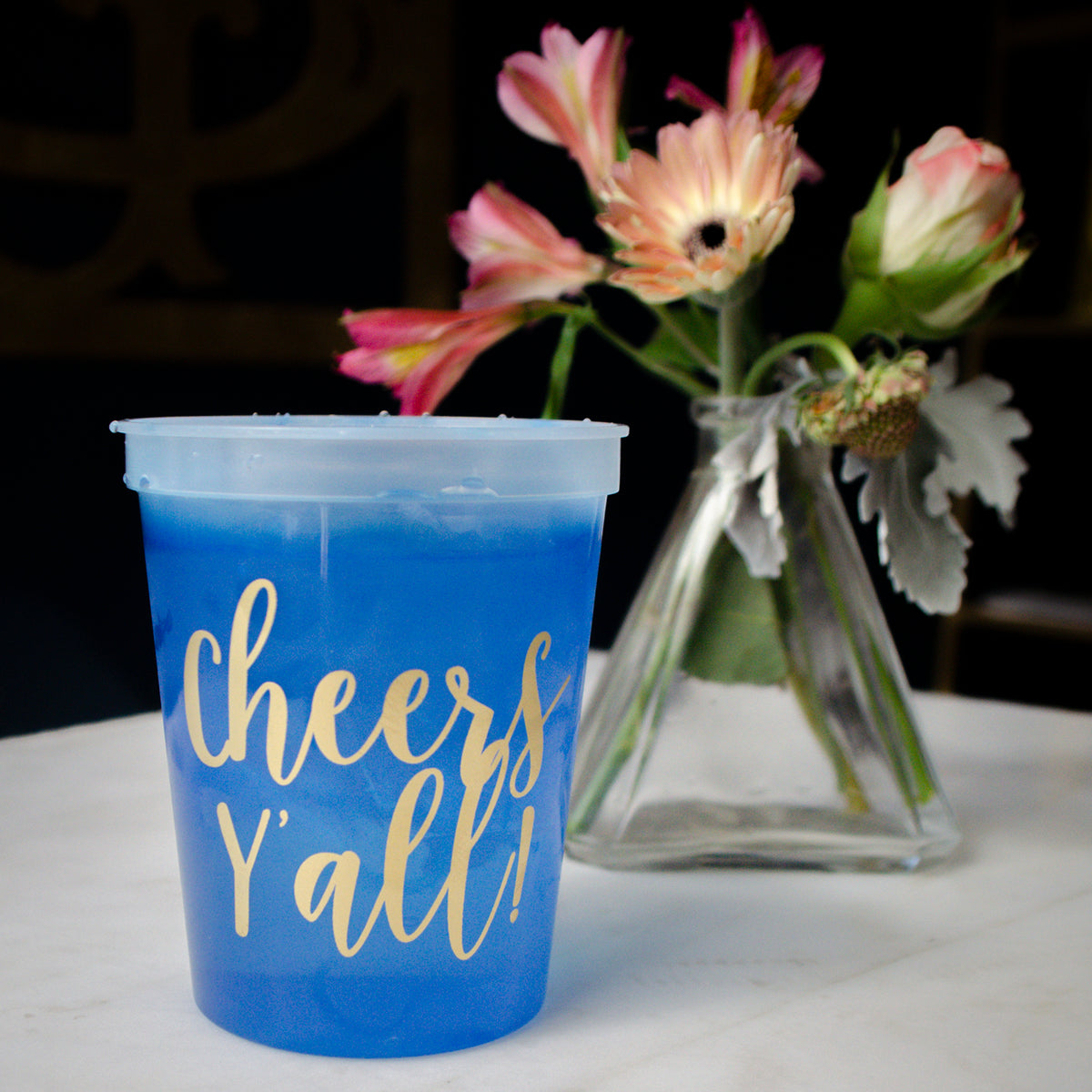 Cheers Y'all Color Changing Stadium Cups - GB Design House