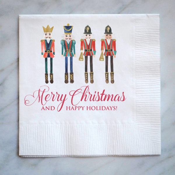Custom Full Color Merry Christmas 3ply Napkins Gb Design House
