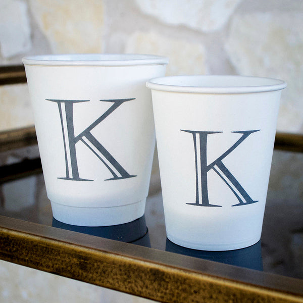 Customized Initial Paper Cups - GB Design House