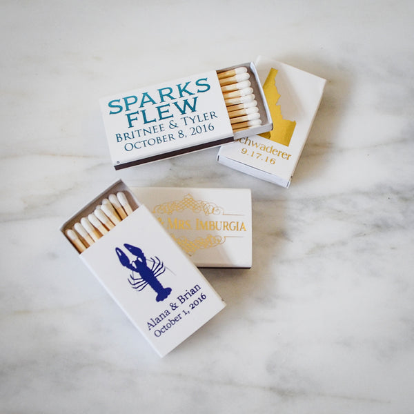 Personalized Custom Printed Matchboxes - GB Design House