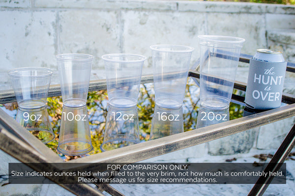 Custom Texas State Soft Plastic Cups - GB Design House